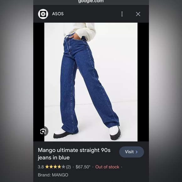 Mango | Pants & Jumpsuits | Mango 9s High Waist Jeans Similar To Af 90s ...
